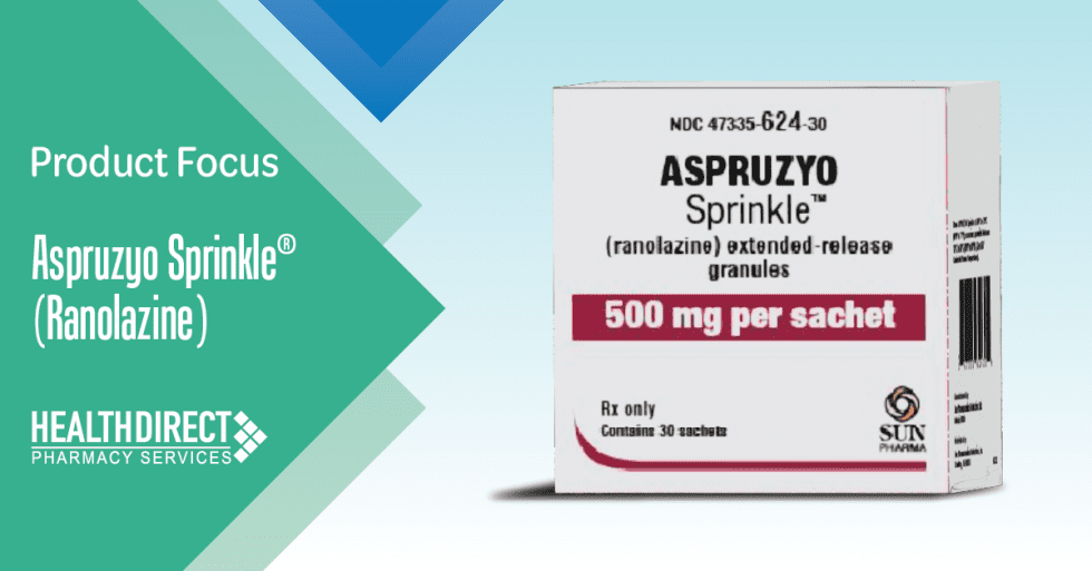 Product Focus: Aspruzyo Sprinkle® [Ranolazine] - HealthDirect